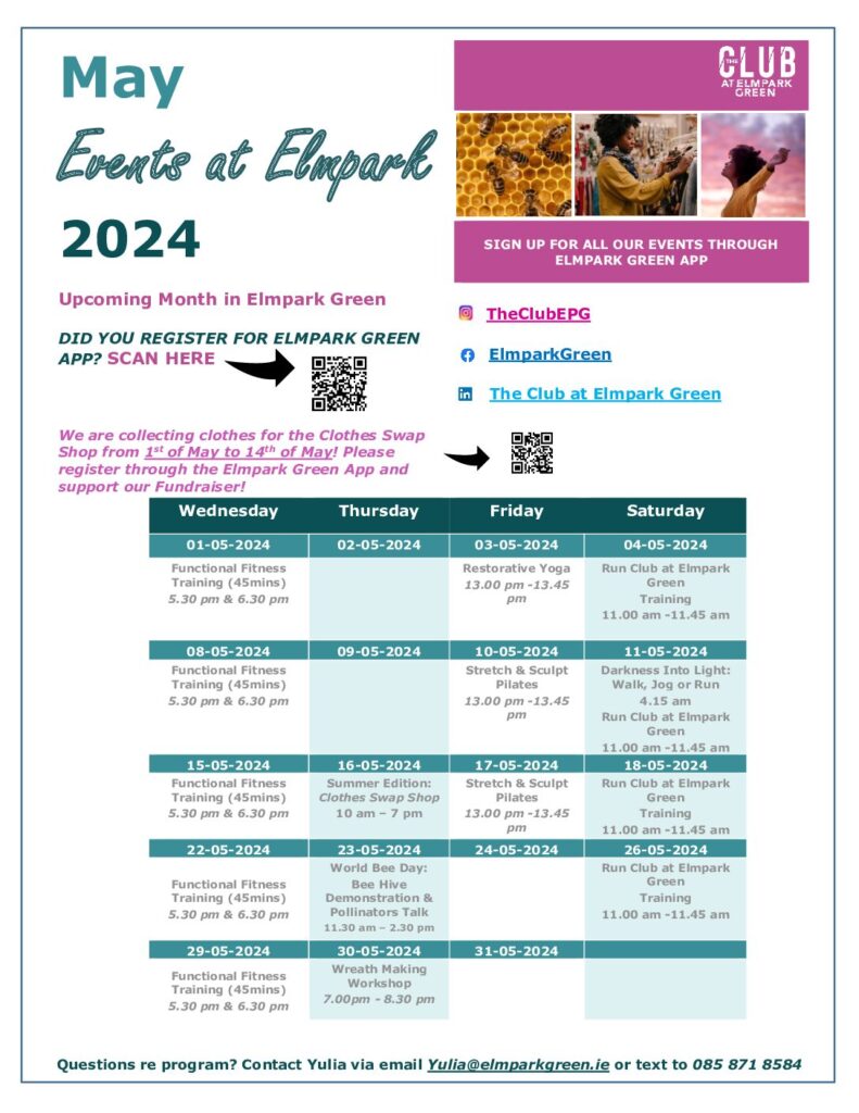 Events in May - The Club